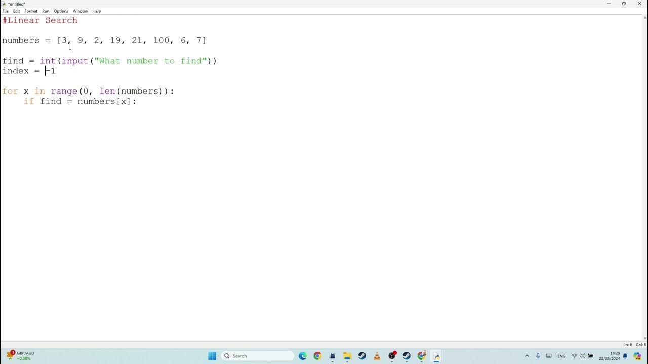 1. Linear Search - YouTube