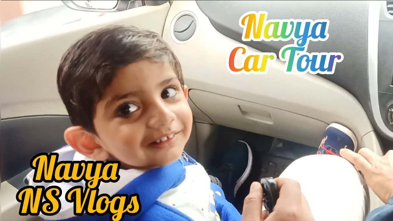 Navya Enjoying Car Tour | Navya NS Vlogs - YouTube