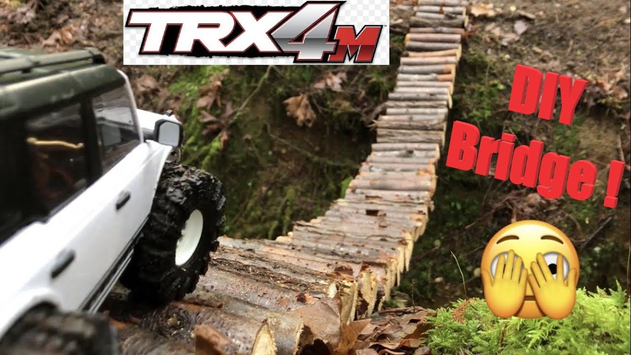 DIY Bridge for the Traxxas TRX4M Rock Crawler RC Truck - YouTube