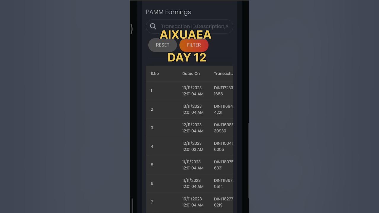 AIXAUEA DAY 12 #dailyshorts #binance #algotrading #investment #ai - YouTube
