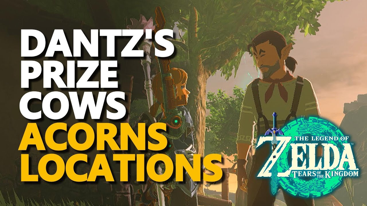 Dantz's Prize Cows Zelda Tears of the Kingdom Acorns - YouTube