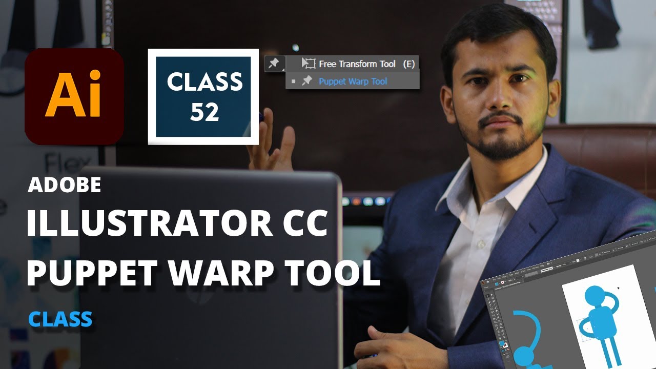 Adobe Illustrator Essential Training - Class 52 Puppet Tool - YouTube