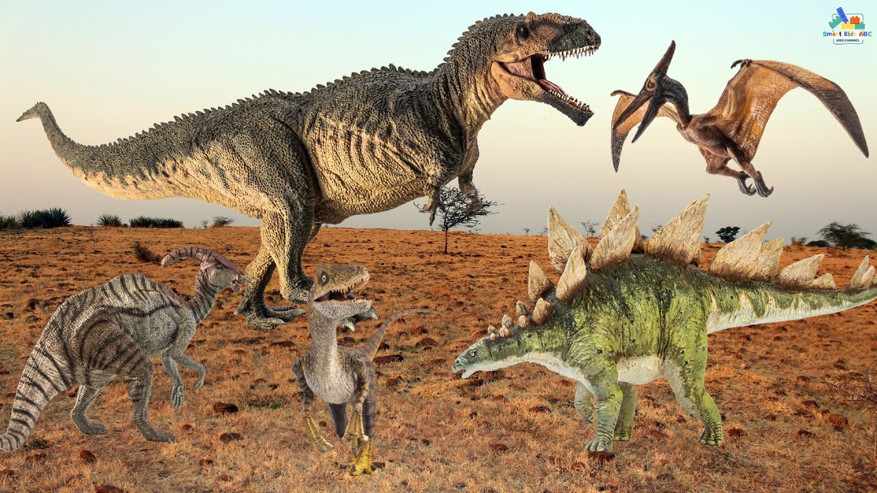 10 DINOSAURS NAMES FOR KIDS | T REX BRONTOSAURUS #dinosaurs #dinosaurus ...