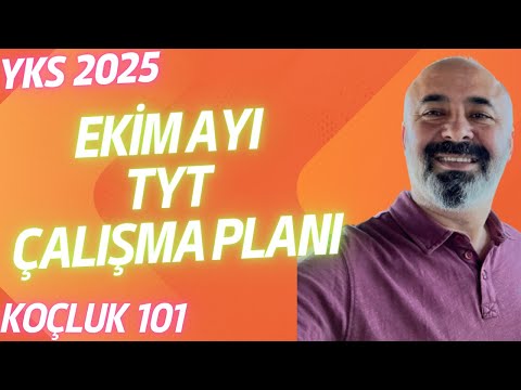 EKİM AYI TYT ÇALIŞMA PROGRAMI #yks2025