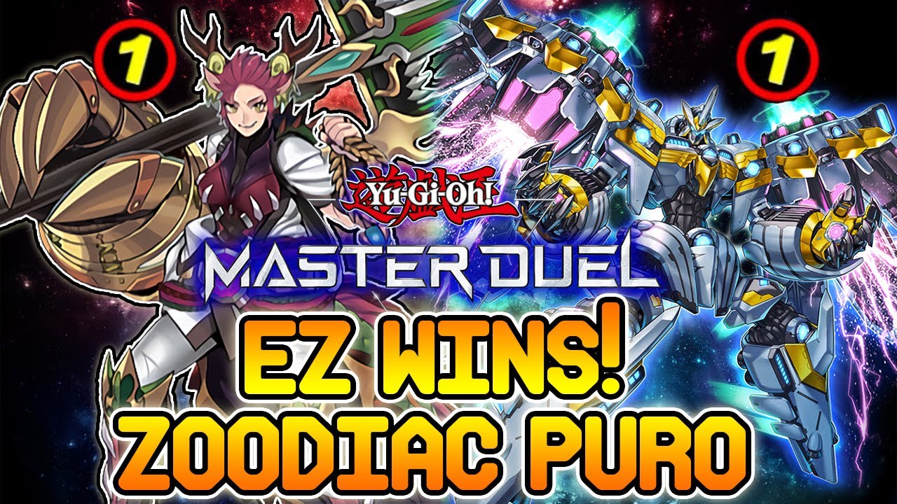 LAS VICTORIAS MÁS FÁCILES DE MASTER DUEL!/ Deck zoodiac puro, análisis ...