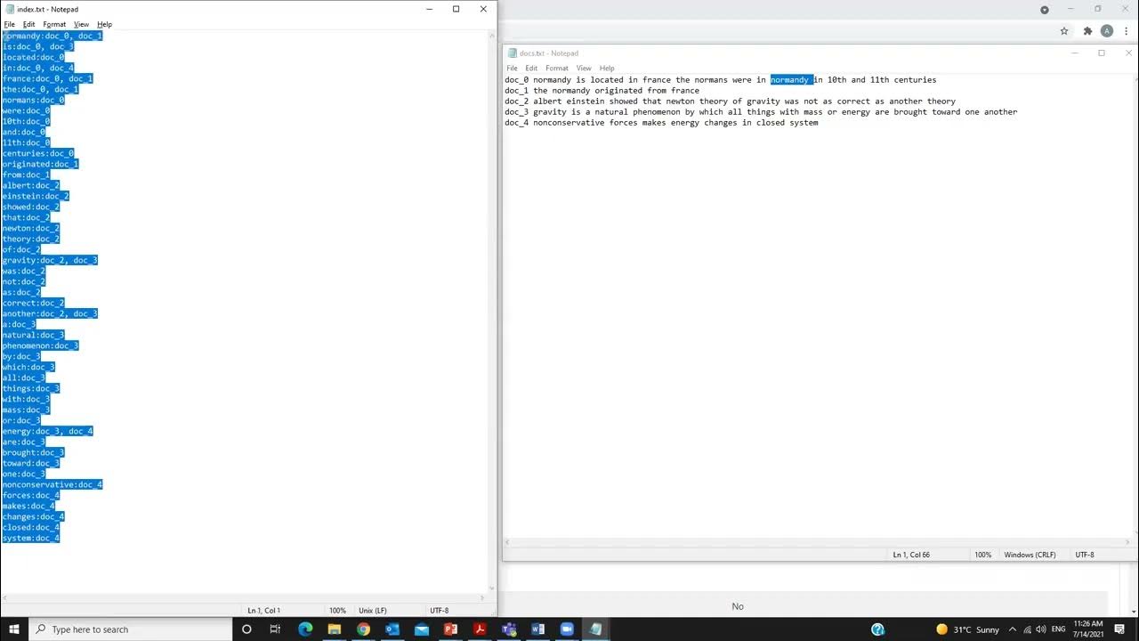 Assignment 1 Creating index - YouTube