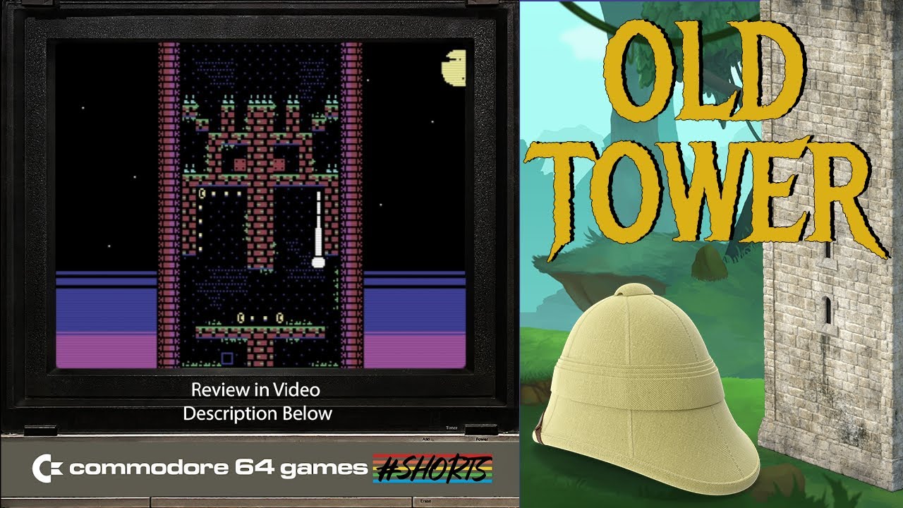 OLD TOWER (2020) Commodore 64 Game #Shorts (Mini Game Review/Preview ...