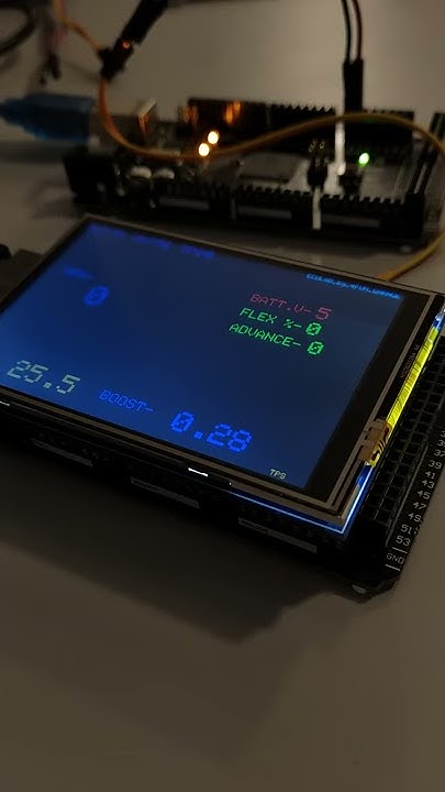 Speeduino LCD display - YouTube