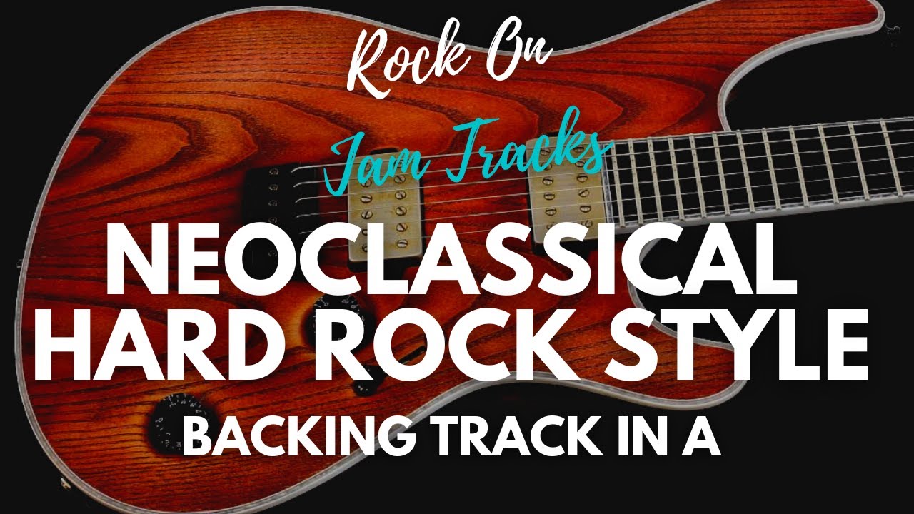 Neoclassical Hard Rock Backing Track For Guitar in A Minor | EPIC 80's ...