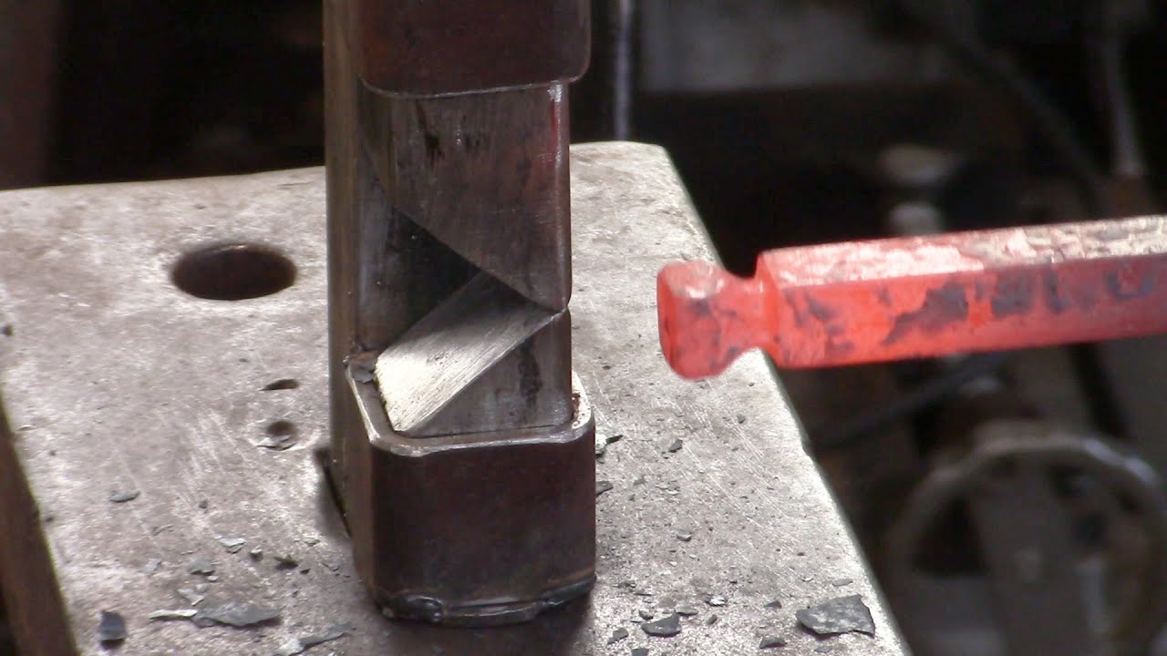 Blacksmithing - Getting Started: Simple guillotine tool for isolating ...
