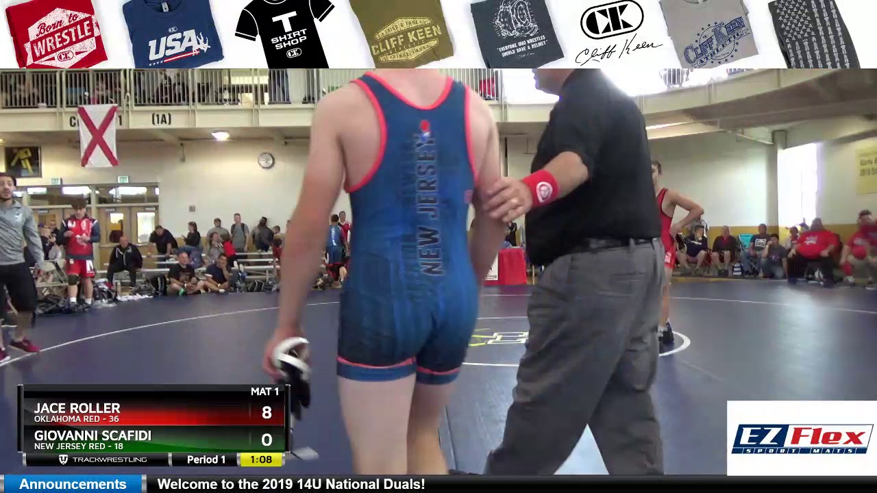Mat 1 114 Jace Roller Oklahoma Red Vs Giovanni Scafidi New Jersey Red ...