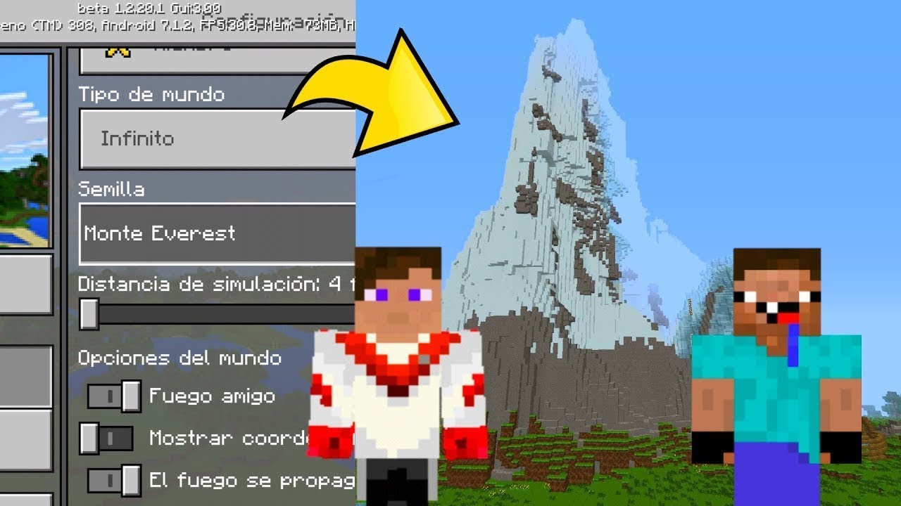 Subo Al Monte Everest Y Paso Esto Minecraft Cap 5 Youtube
