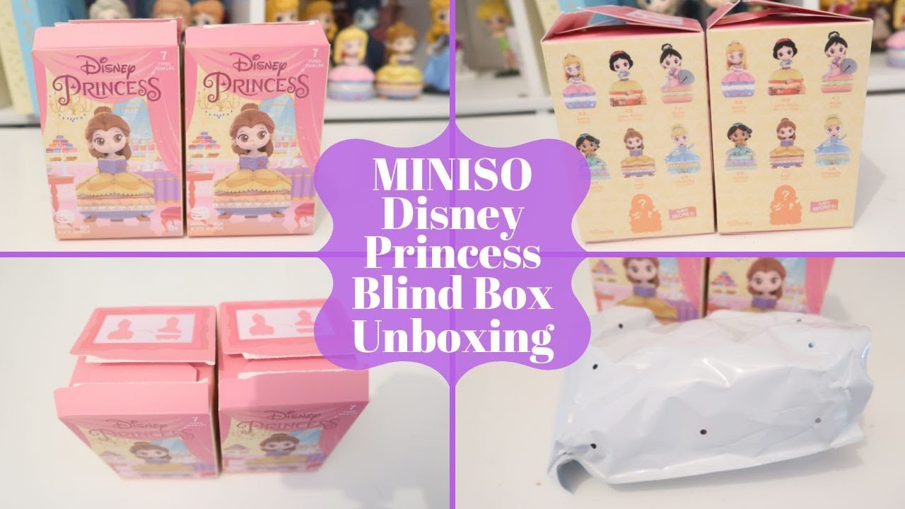 Unboxing Some MINISO Disney Princess Macaron Organizer Jewellery Box ...