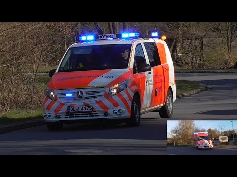 [Neufahrzeug] NEF + RTW BF Oldenburg Fw 1 - YouTube