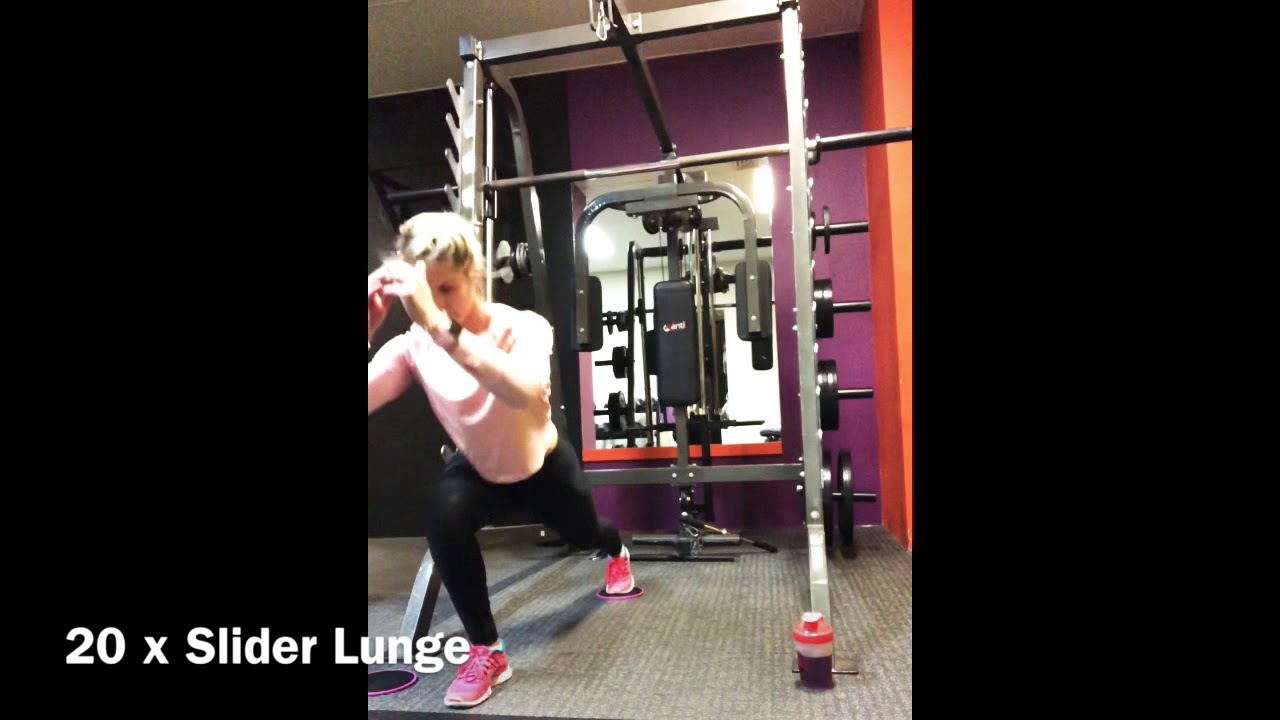 Michelle Riley Workout - Fitness Sliders - YouTube