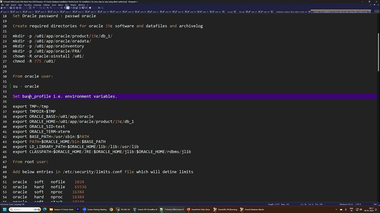 Oracle DBA Tutorial Session-14 Oracle Database Installation Part4 || Nov'2023 Batch - YouTube