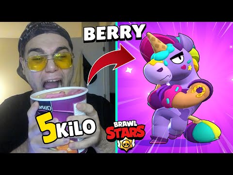 BERRY ÇIKARTANA KADAR DONDURMA YEDİM! Brawl Stars