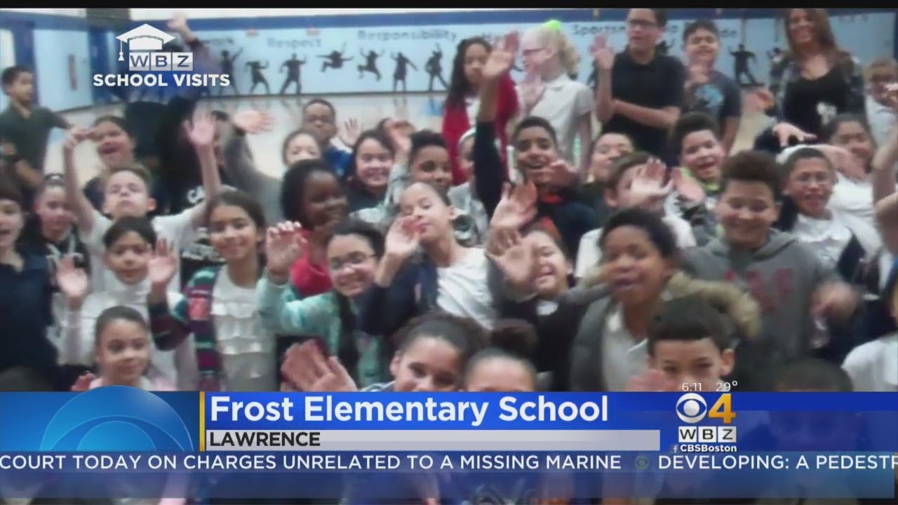 WBZ Weather Team School Visit: Frost Elementary in Lawrence - YouTube