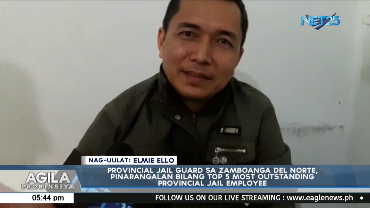 Jail guard sa Zamboanga del Norte, pinarangalang Top 5 Most Outstanding ...