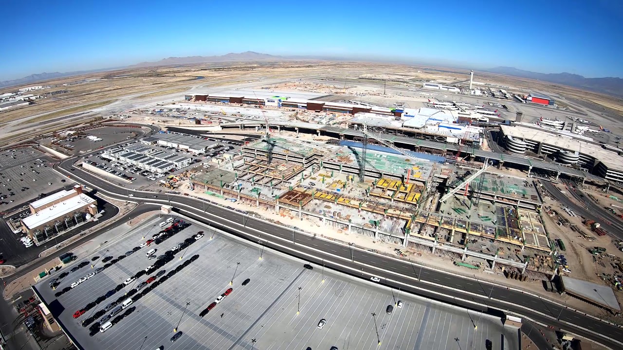 SLCDA The New SLC Aerial Construction B roll - YouTube