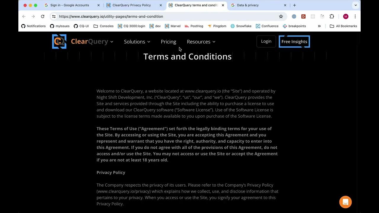 Connect ClearQuery to Google Sheets Demo - YouTube