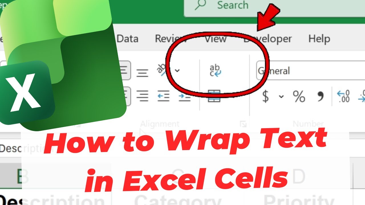 How to Wrap Text in Excel Cells (Make Text Visible) - YouTube