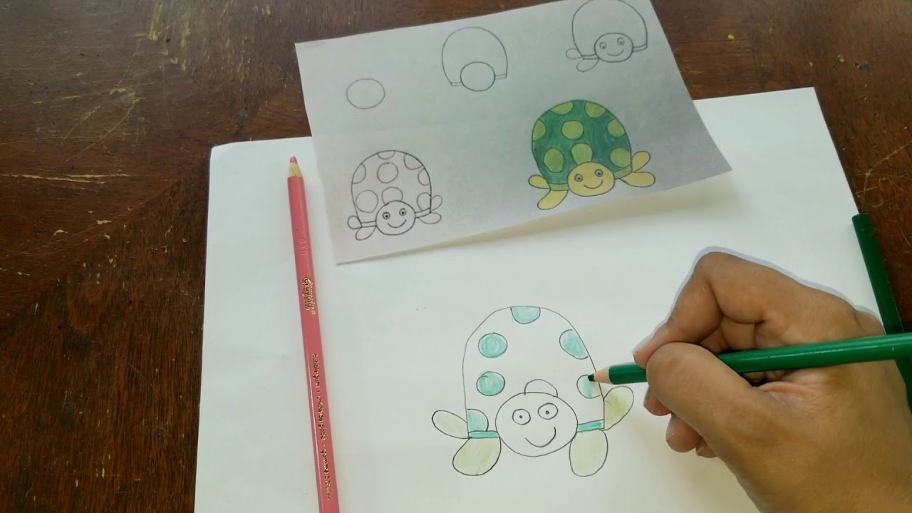 How to Draw a Turtle and a Frog! - YouTube