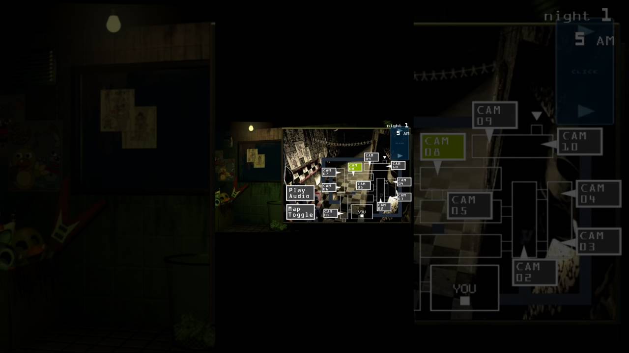 Fnaf 3 gece 1 mangle quest King Fox - YouTube