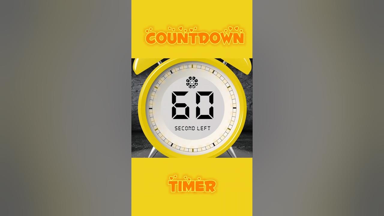 60 Seconds Timer - 1 Minute Timer - 60 second countdown timer #countdown #timer #success #focus ...