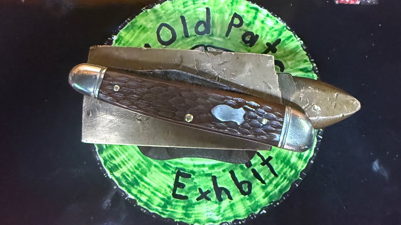 Watch me clean a old worn neglected Schrade Walden 804 stockman and get ...