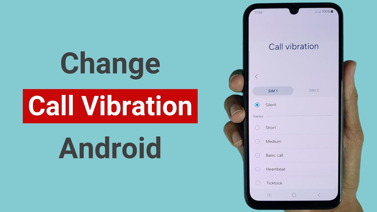 How to Change Call Vibration Type on Android - YouTube