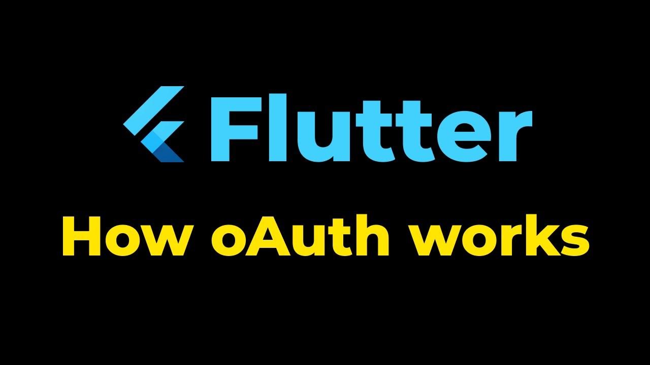 How OAuth work with Flutter - YouTube