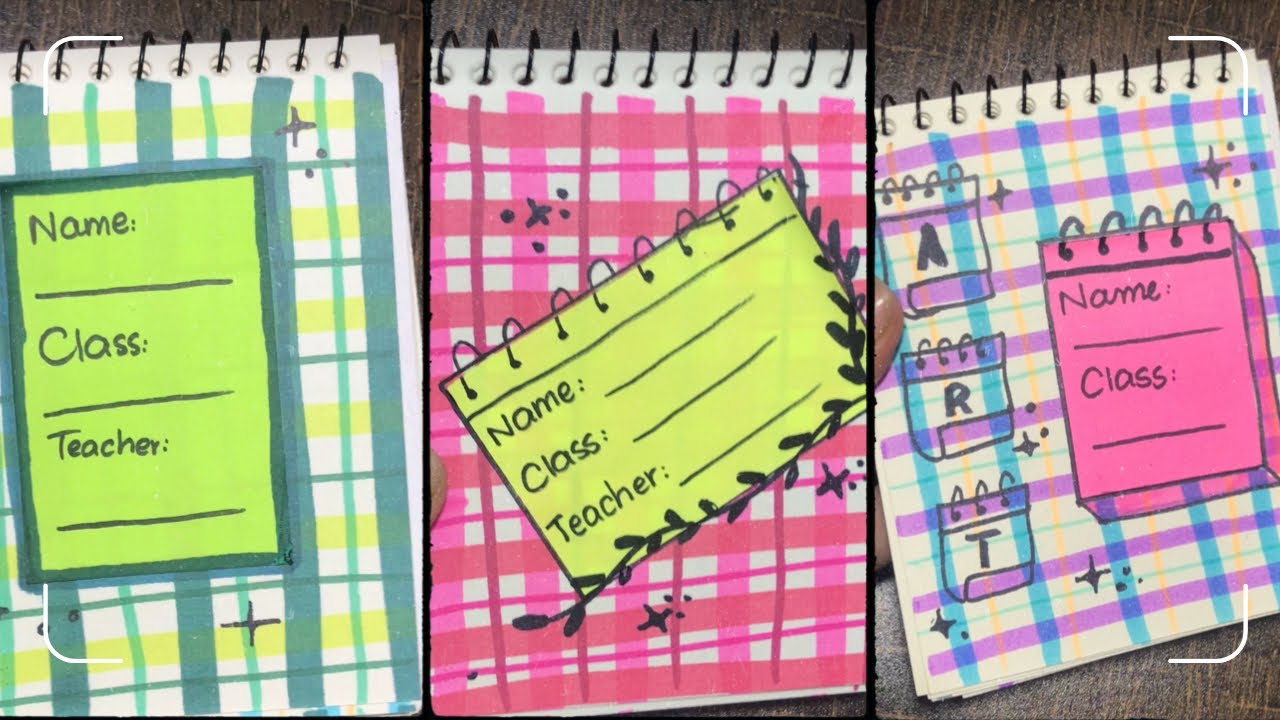 Check front page idea for diaries || Front page idea - YouTube