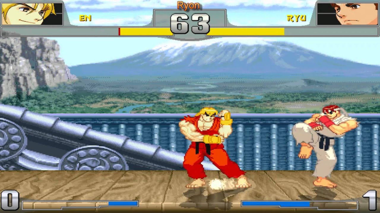 SFA4 - Ryu's Stage 80% - YouTube