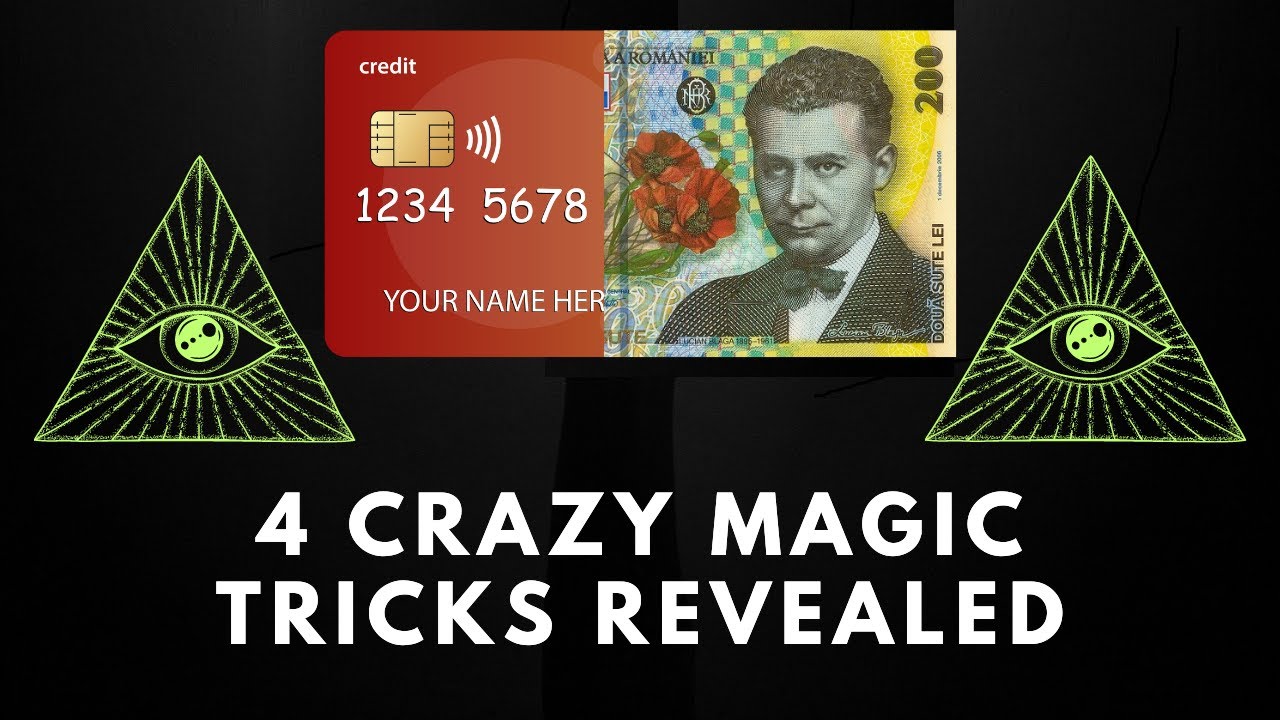 4 Crazy Credit Card Magic Tricks | Easy Revealed - YouTube