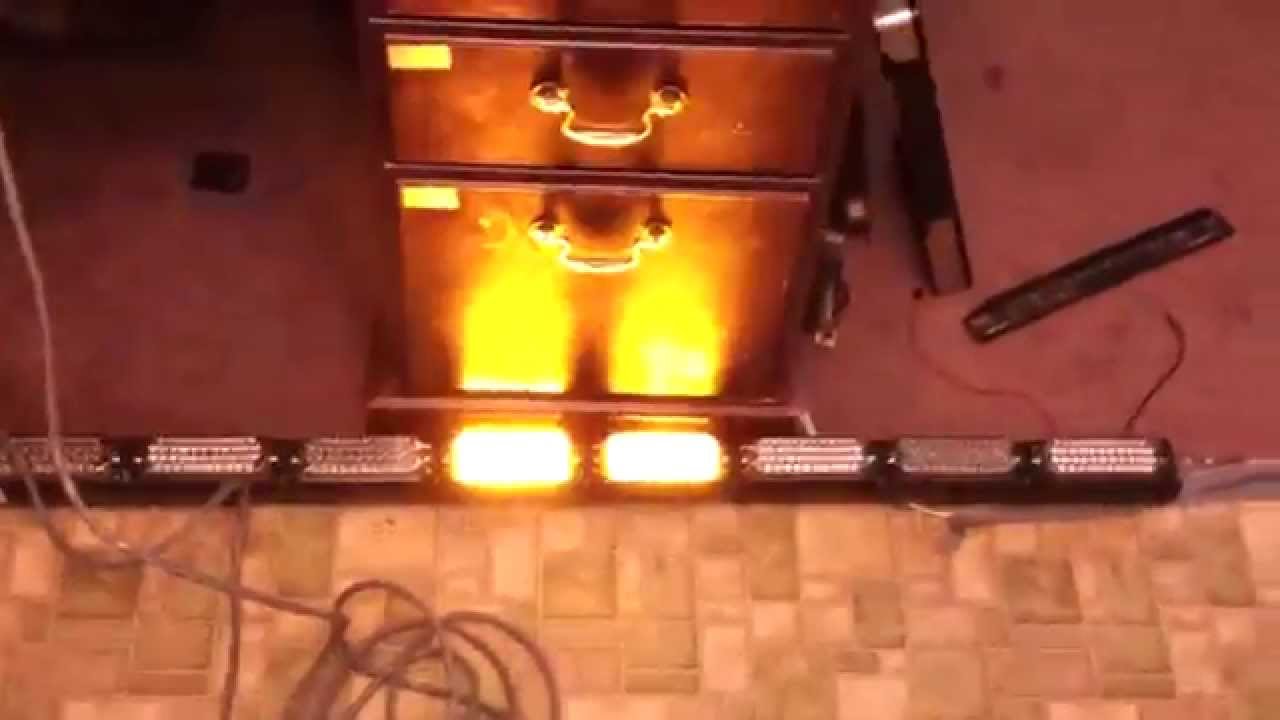 48 inch LED Light bar / Traffic Adviser - YouTube