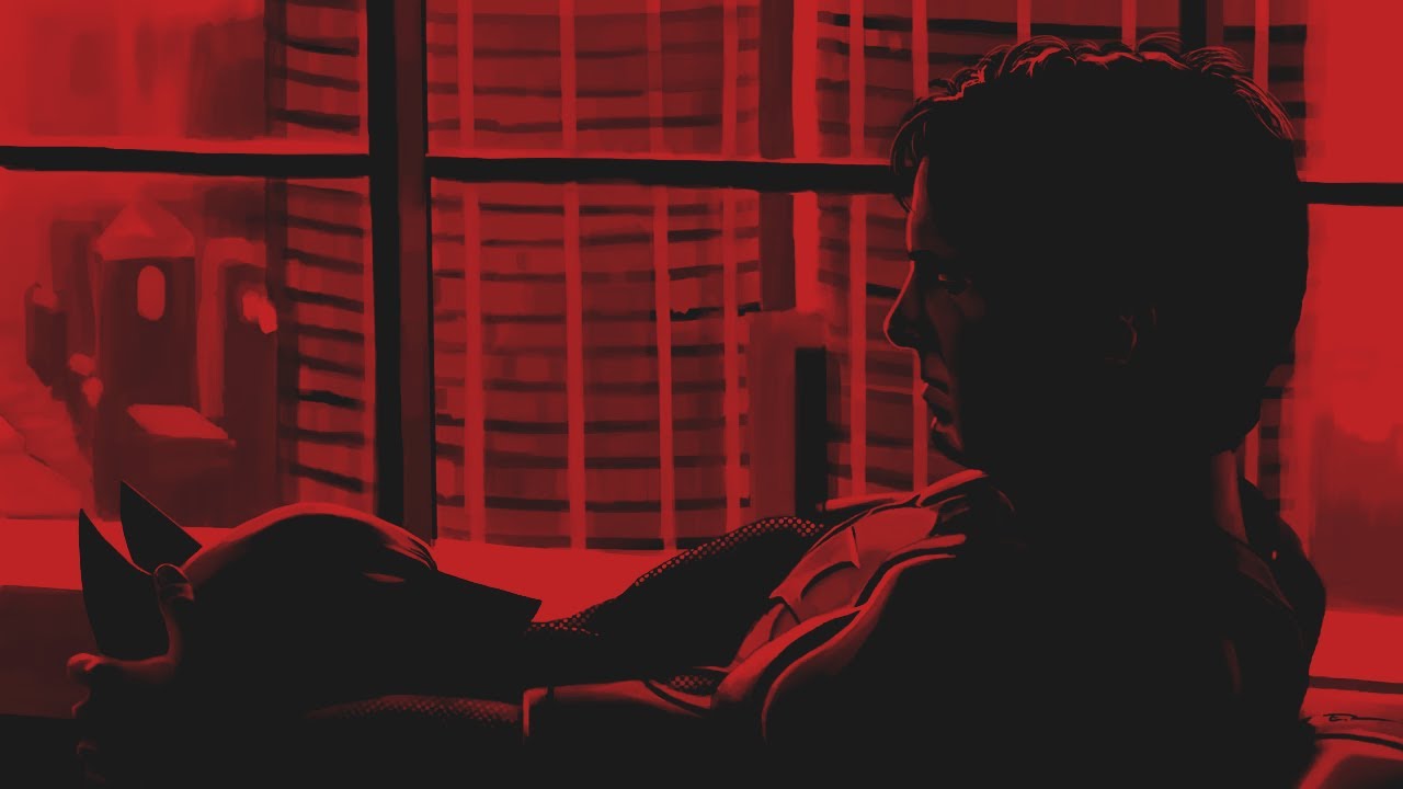 Meditating with Bruce Wayne in Batman while raining (ambience) - YouTube