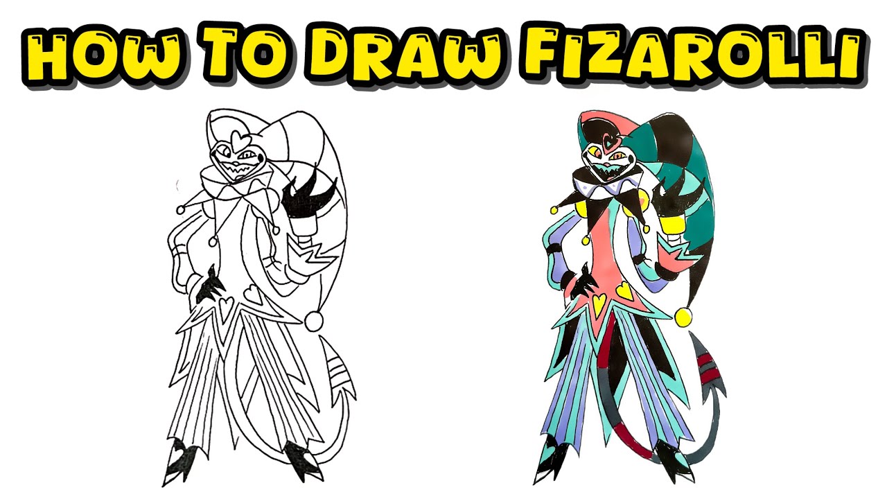 How to Draw Fizzarolli from Helluva Boss (Hazbin Hotel) – Marker Art ...