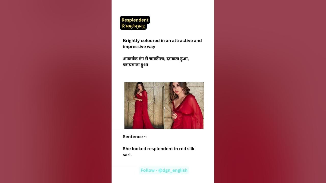 resplendent meaning sentence learnenglish shorts dgn english resplendent-meaning-sentence-learnenglish-shorts-dgn-english