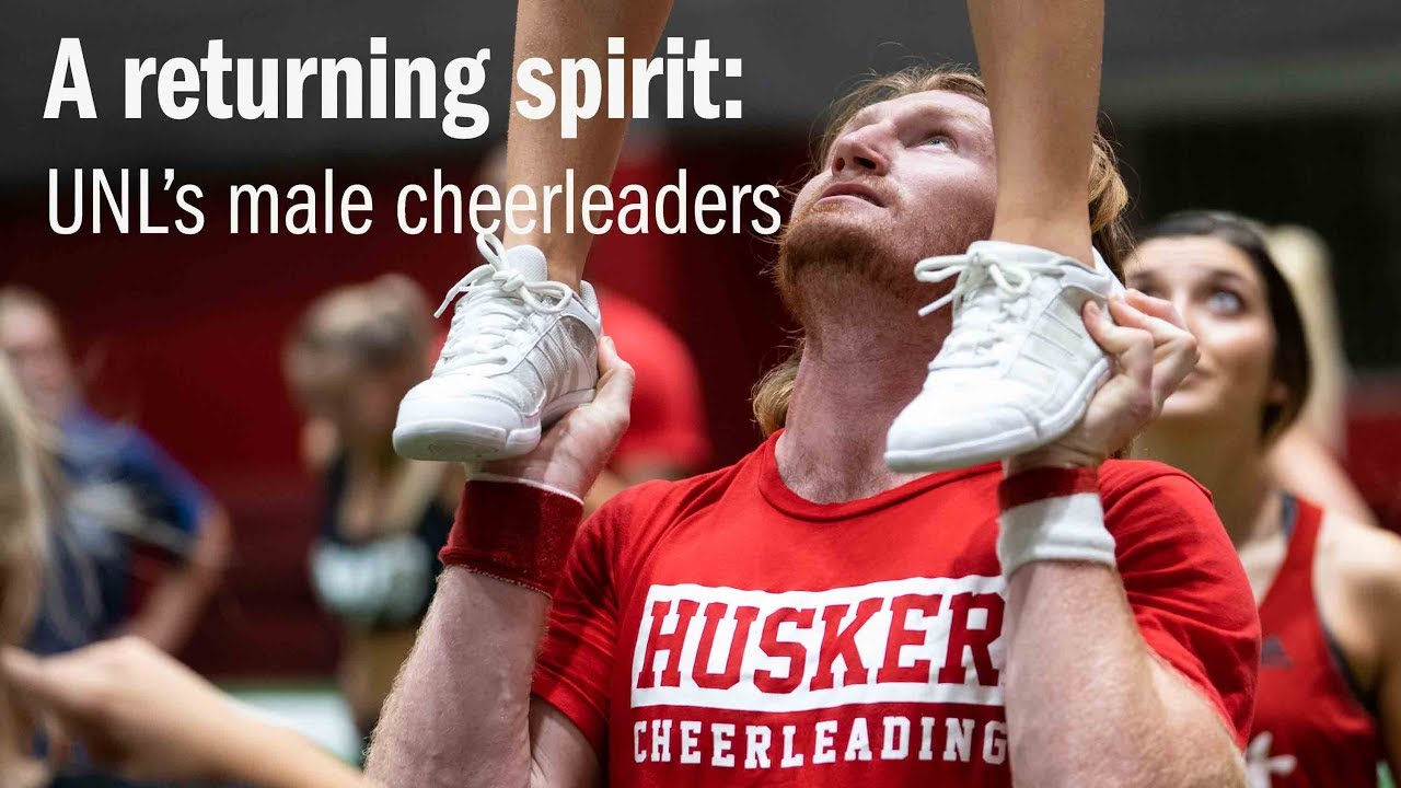 A returning spirit: UNL's male cheerleaders - YouTube
