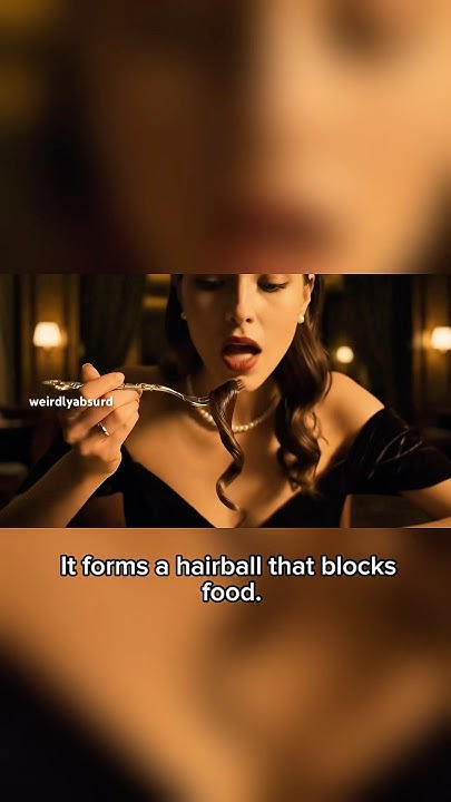 What happens if you eat your hair? #science #ai #weird #veo3 - YouTube