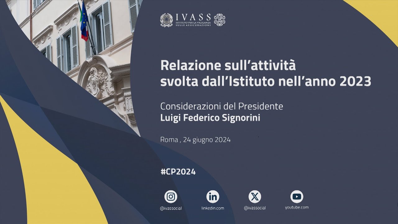 IVASS - Relazione sull'attività svolta dall'Istituto nell'anno 2023 ...