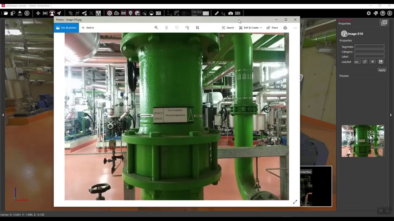 Leica JetStream Viewer 2020 Geotag preview function - YouTube