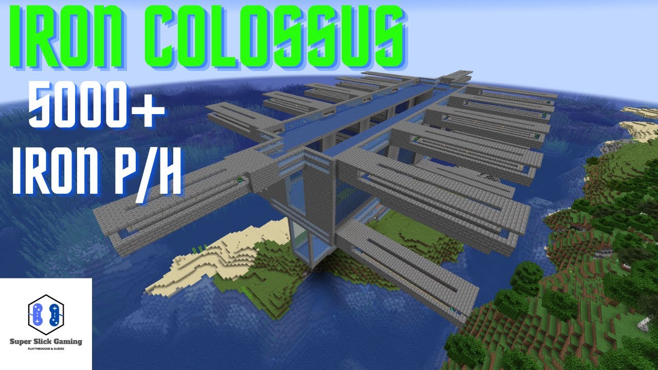 Minecraft Iron Colossus! 5000+ IRON PER HOUR 1.18.2 - YouTube