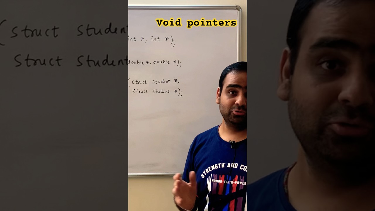 Generic Swap Function With Void Pointers Youtube
