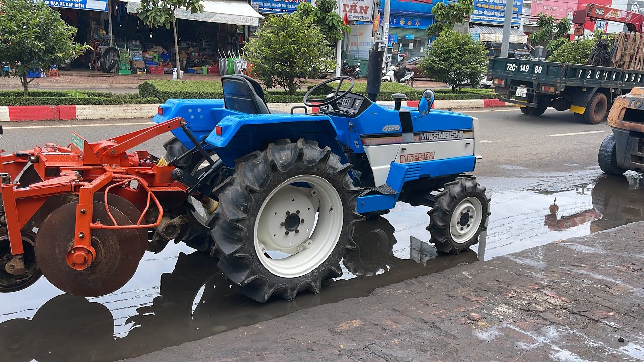Máy Cày Mitsu Gắn Dàn Lên Luống Rin Của Nhật | Nông Cơ Nguyễn văn châu ...