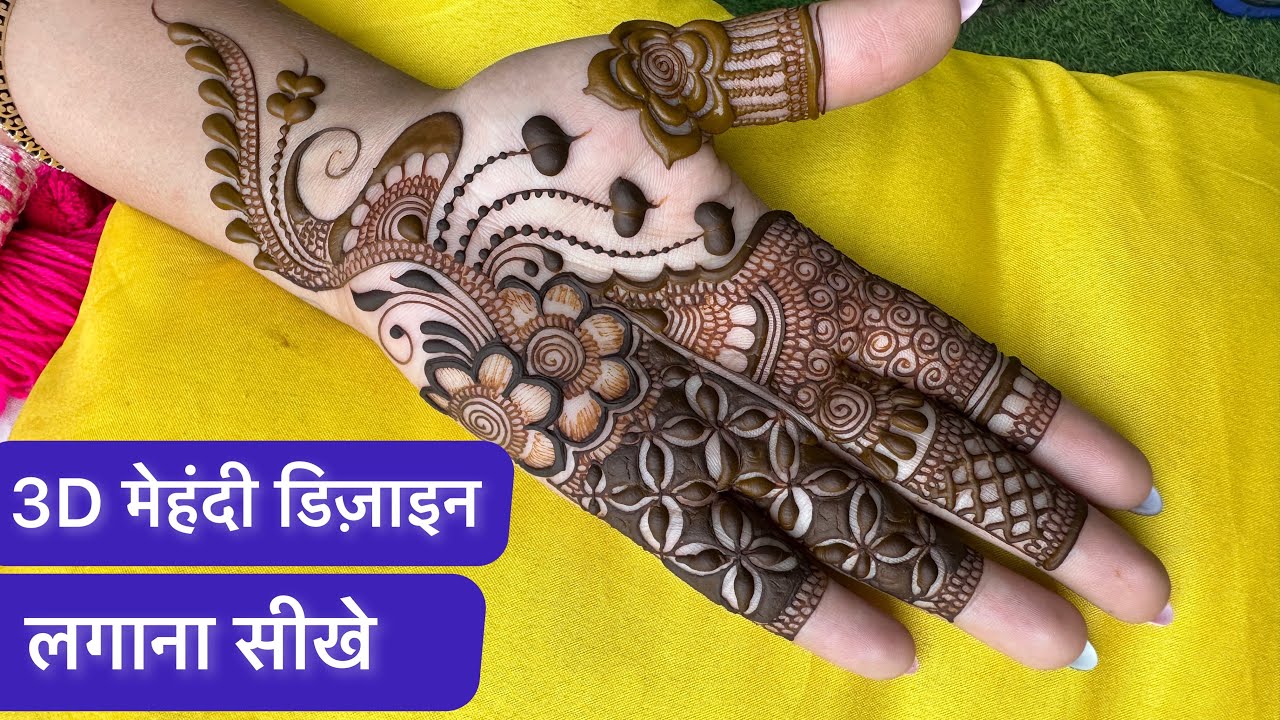 Full hand mehndi design | easy mehndi design | simple mehndi design ...