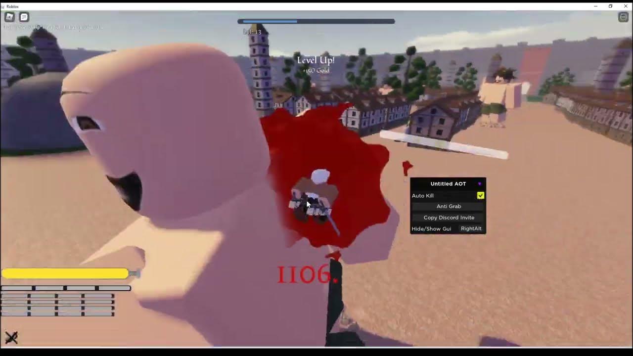 Roblox Untitled Attack On Titan Script (AutoKill Titans) - YouTube