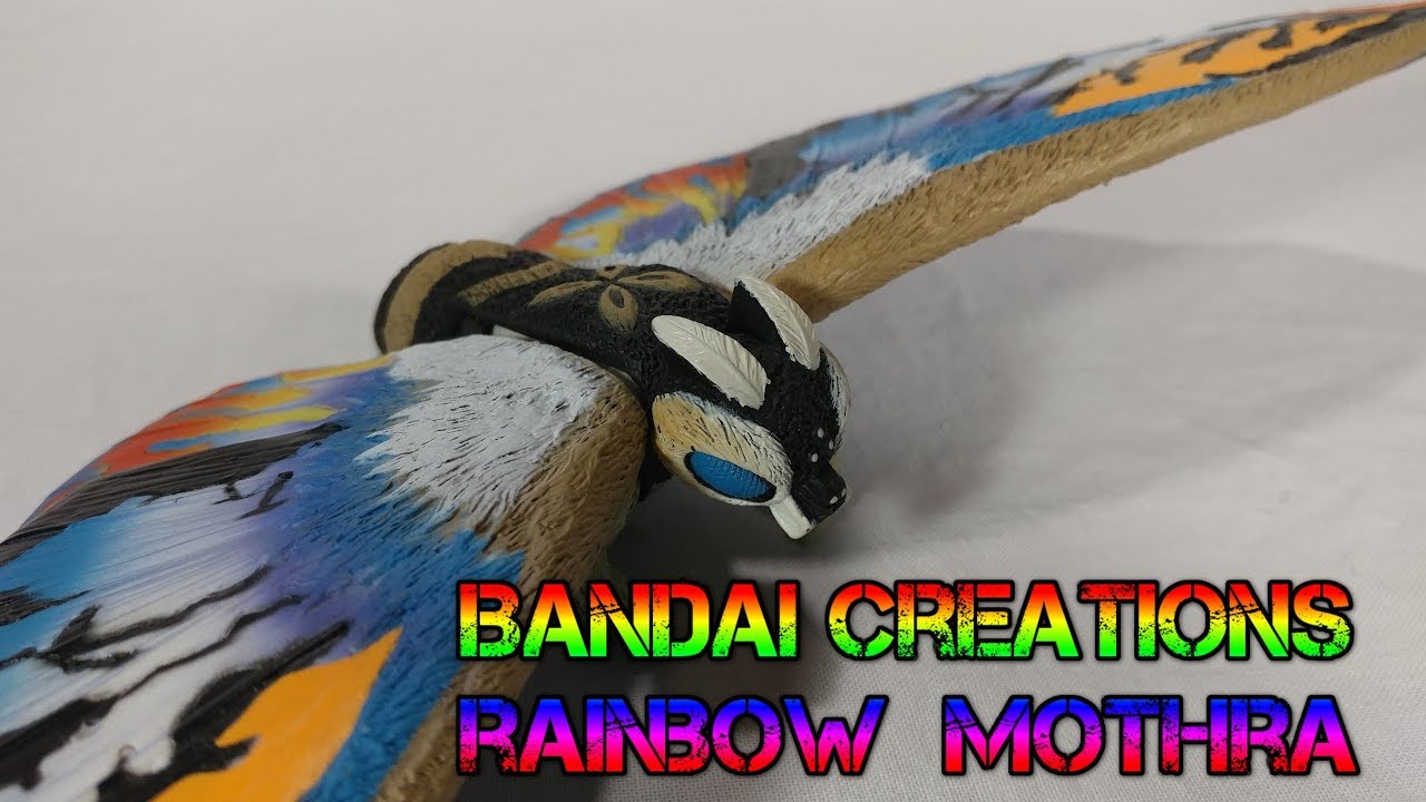 Rainbow Mothra Bandai Creations Figure Review - YouTube