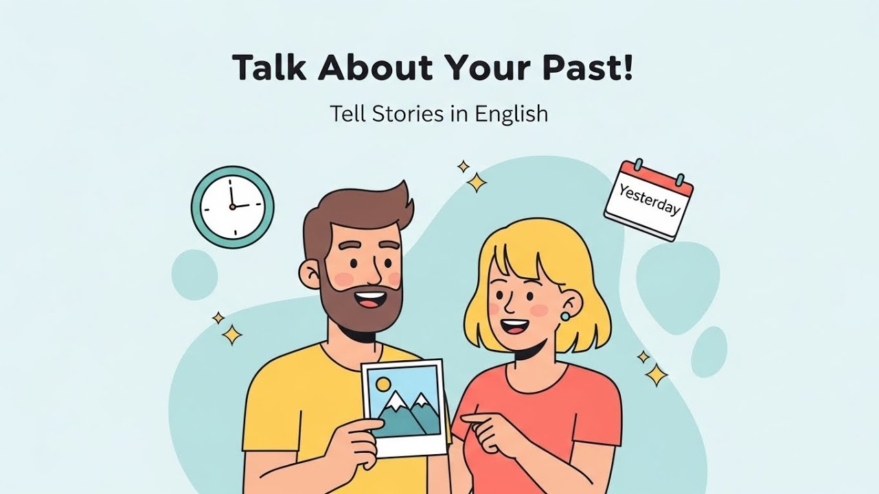 English in Daily Life How to Talk About Your Past in English — Easy ...